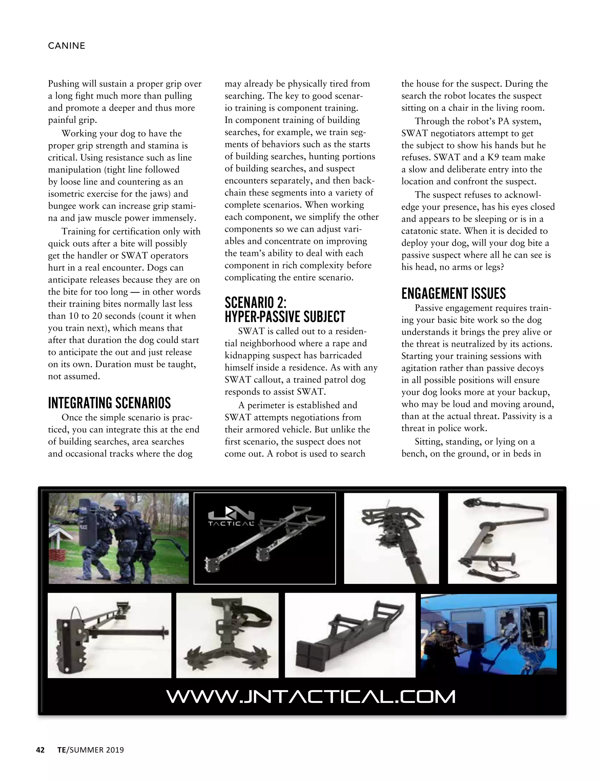 K9/SWAT Scenario Training | PDF