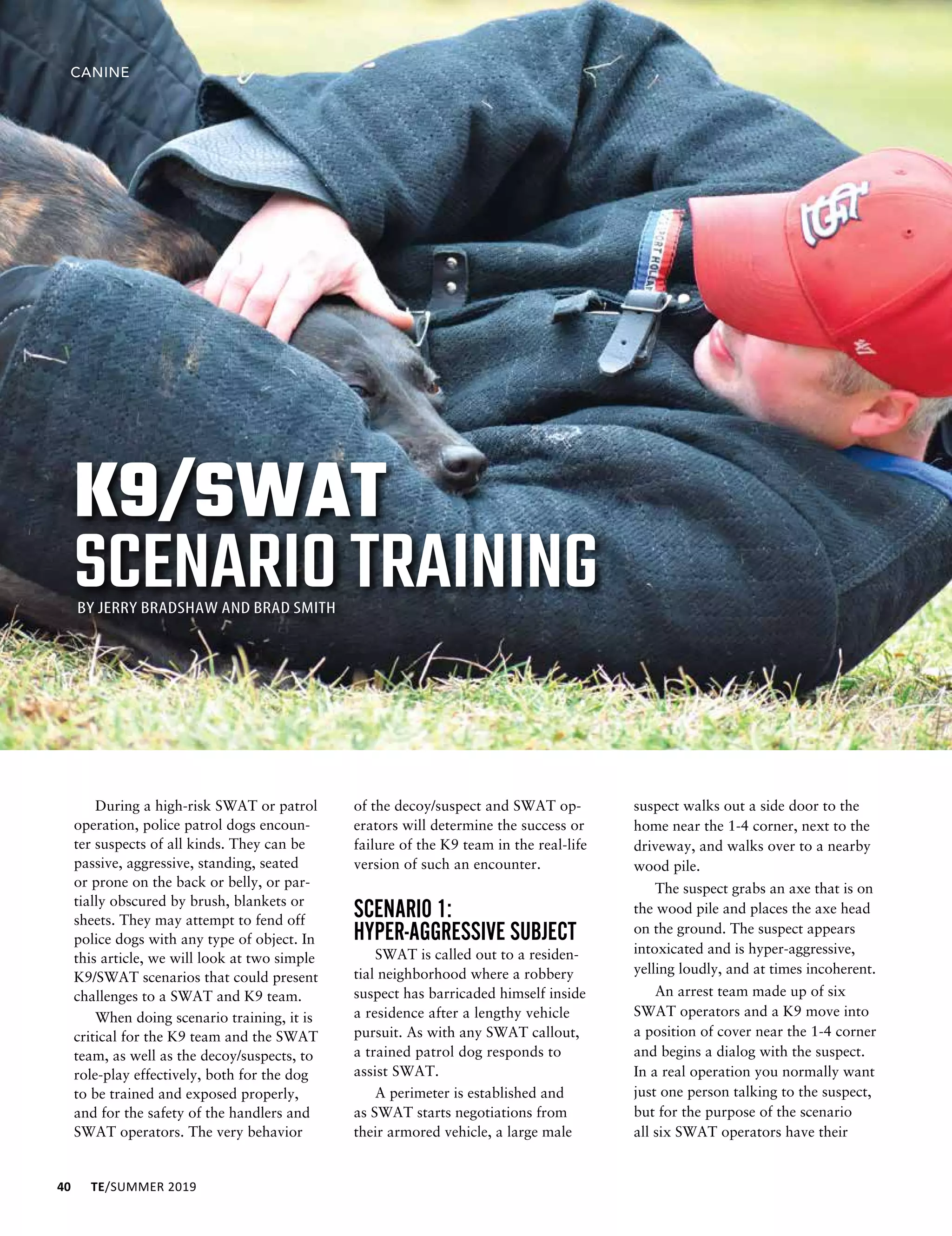 K9 SWAT Scenario Training | PDF