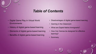 Bradshaw q-digital game based learning | PPTX