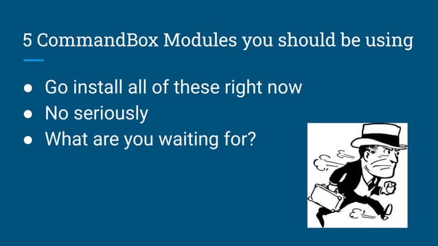 Brad Wood 5 command box modules you should be using | PPT