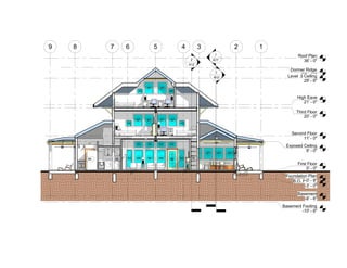 Small House Section Section 1 Long Axis N S | PDF