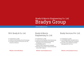 Brady & Morris Engineering Pvt. Ltd. | PPT