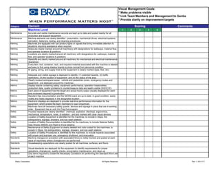 Brady visual checklist june 28 | PDF