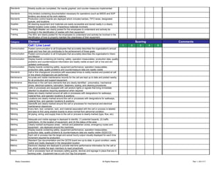 Brady visual checklist june 28 | PDF