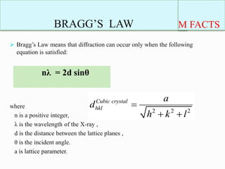 Bragg's law | PDF