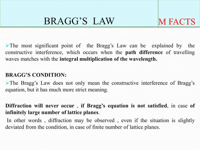 Bragg's law | PDF | Physics | Science