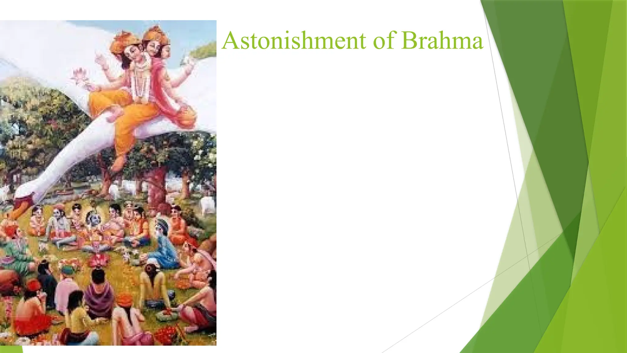 Past-time of Lord Krishna with Brahma ji | PPT