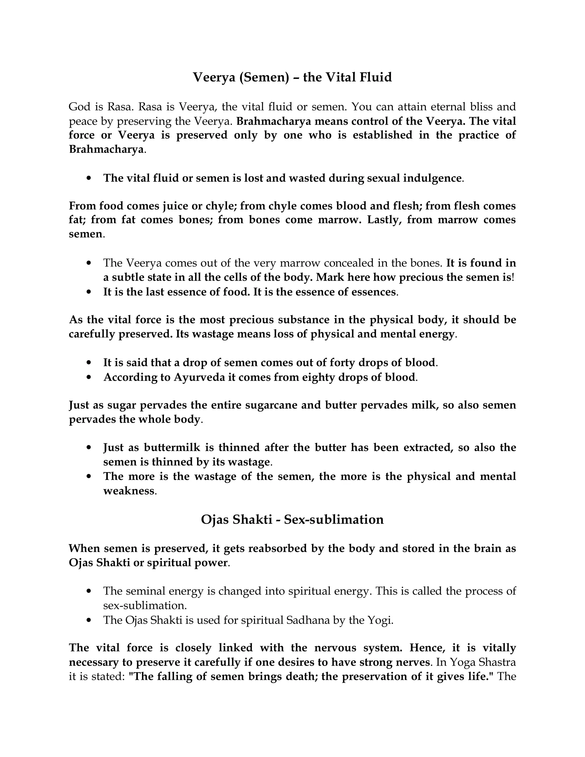 Brahmacharya - Celibacy R1 | PDF