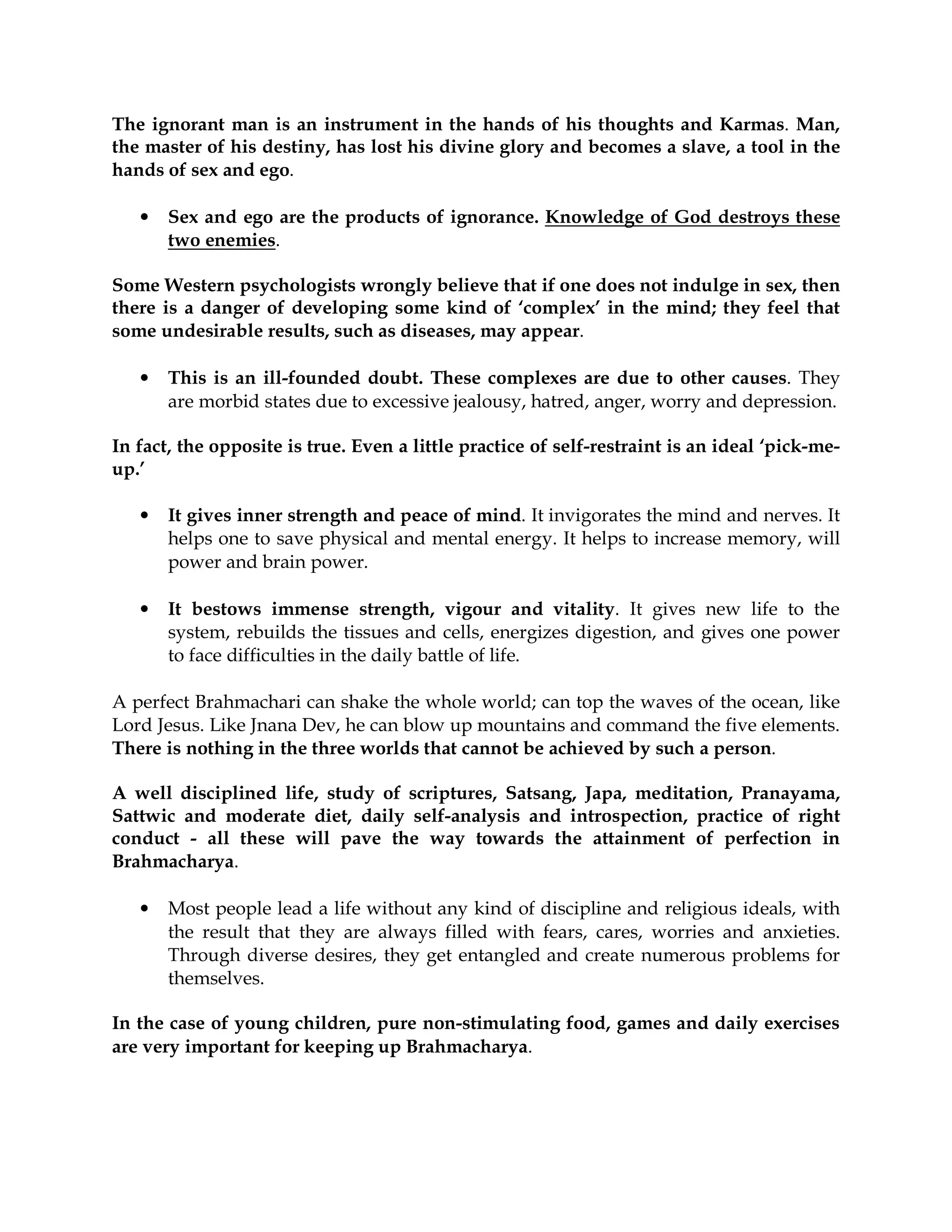 Brahmacharya - Celibacy R1 | PDF