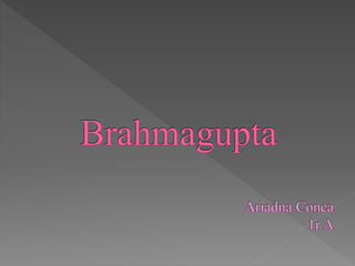 Brahmagupta | PPTX