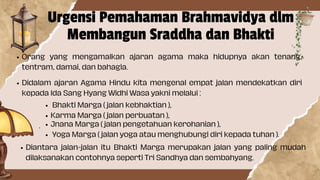brahma widya ILMU TENTANG KETUHANAN NIRGUNA BRAHMA SAGUNA BRAHMA | PPT