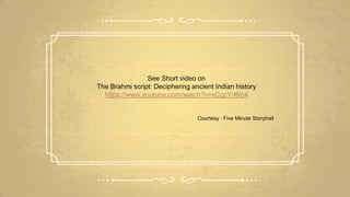 Brahmi script 1 | PDF