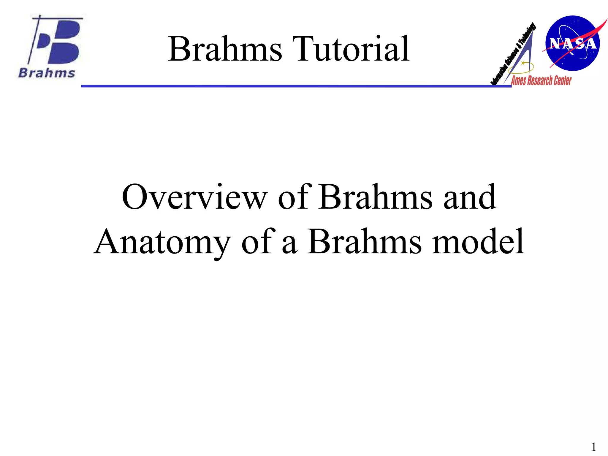 Brahms Agent-Based Modeling & Simulation Course #1 | PPT