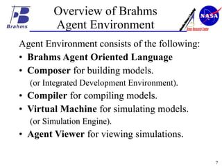 Brahms Agent-Based Modeling & Simulation Course #1 | PPT