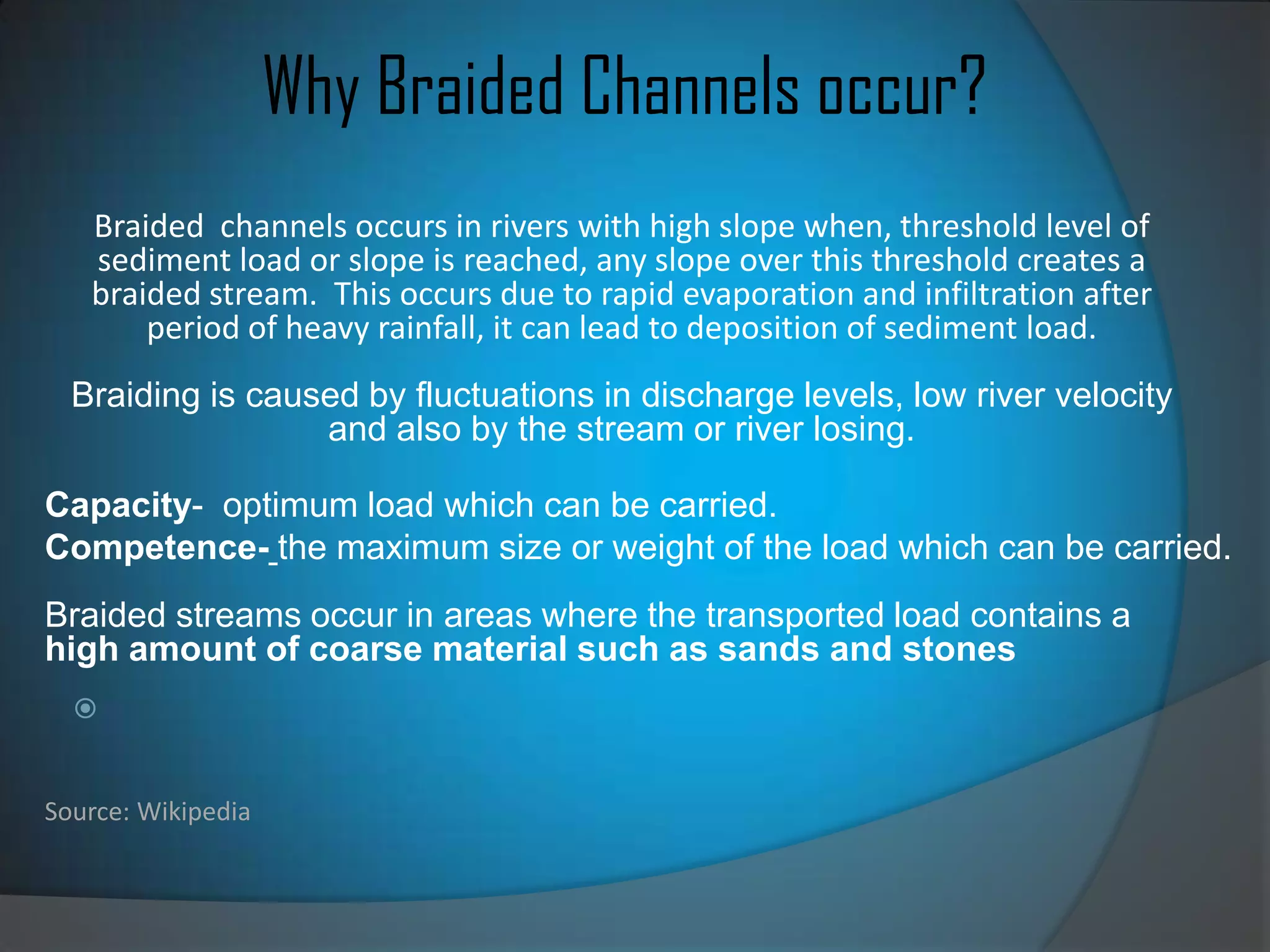 Braided channels | PPTX