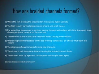Braided channels | PPTX
