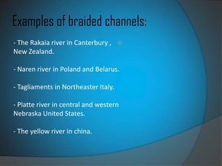 Braided channels | PPTX