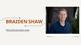 Braiden Shaw: Innovator and Entrepreneur | PDF