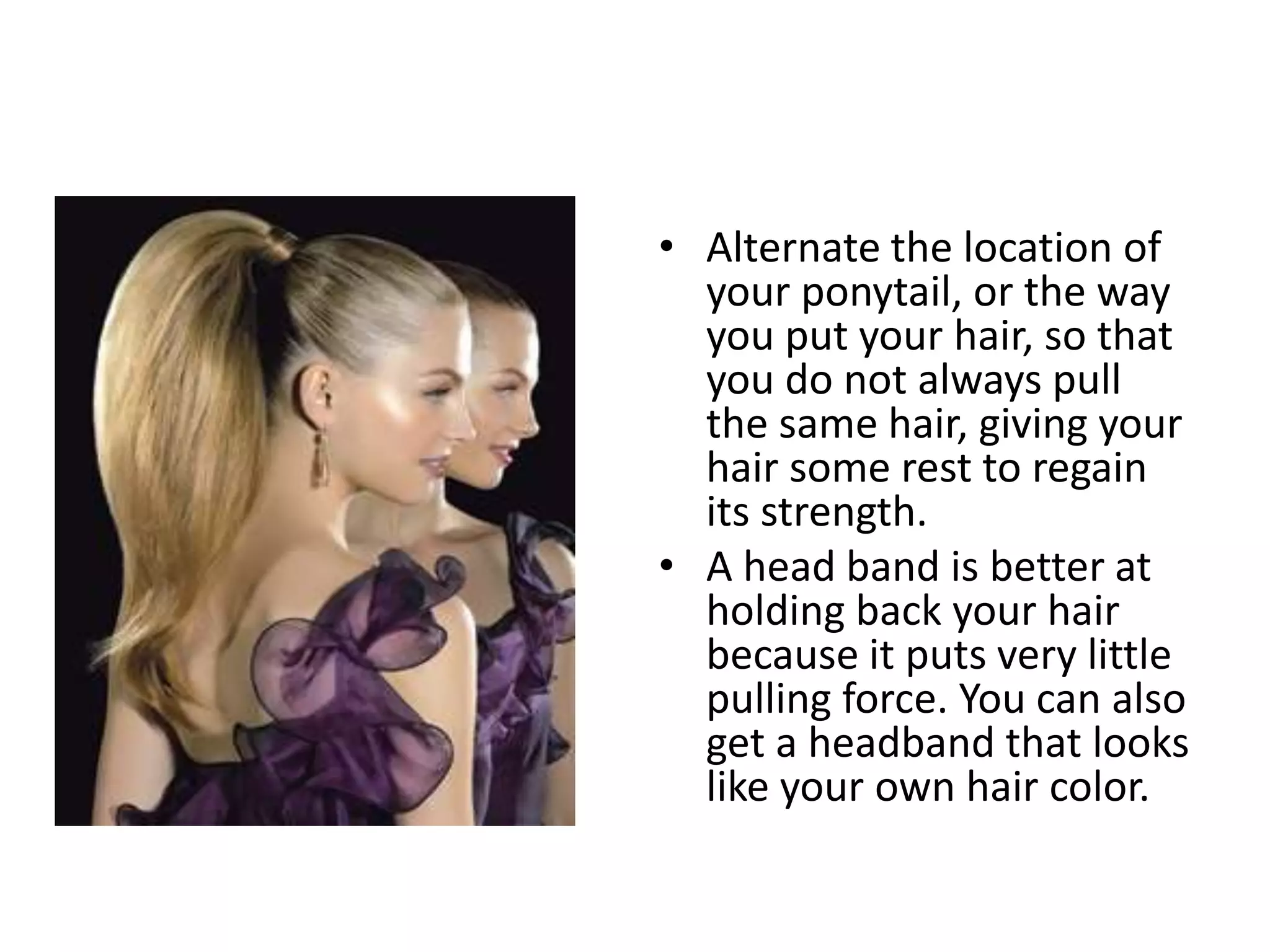 Braids & plaits- powerpoint showing different methods of plaiting hair ...