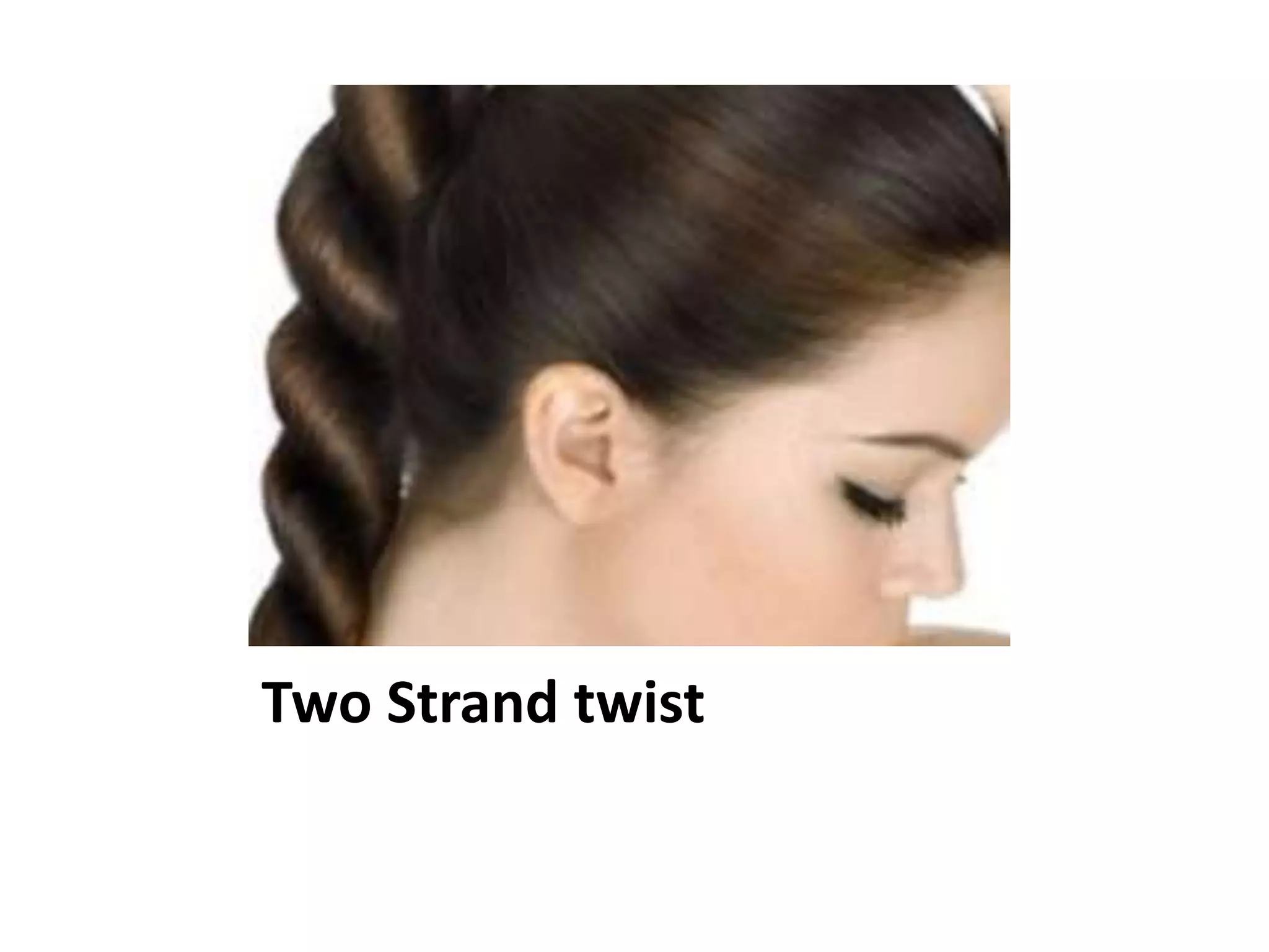 Braids & plaits- powerpoint showing different methods of plaiting hair ...