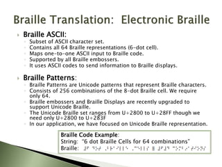 BrailleOCR: An Open Source Document to Braille Converter Application | PPT