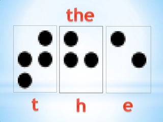 Braille reading slide | PPTX