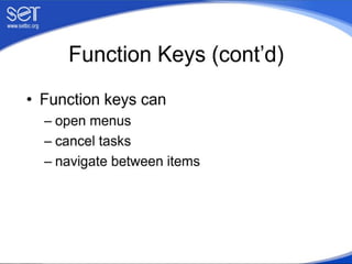 Braille sense module 7 function keys set bc | PDF