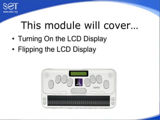 Braille sense module 8 lcd display set bc | PDF