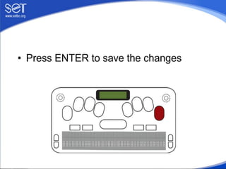 Braille sense module 8 lcd display set bc | PDF