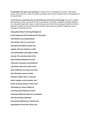 Brain-Based Strategies (c) | DOCX