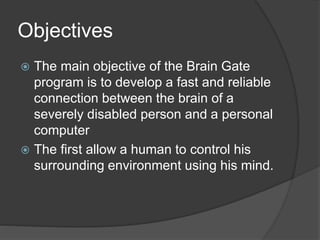 Brain gate technology(AI) | PPTX
