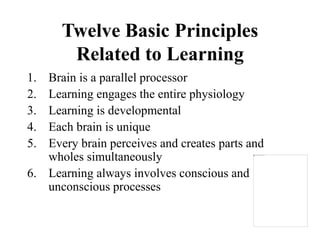 Brain based Learning and Teaching | Edusctudynotes.com