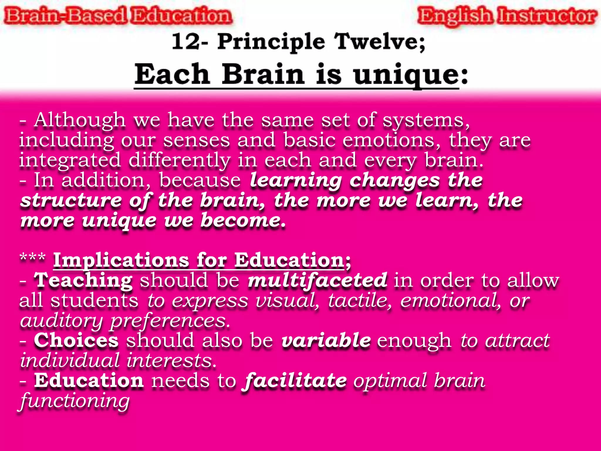 Brain-Based Education | PPSX