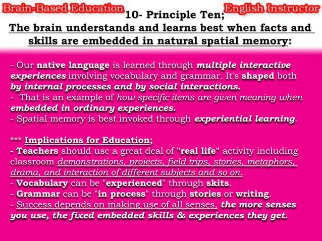 Brain-Based Education | PPSX