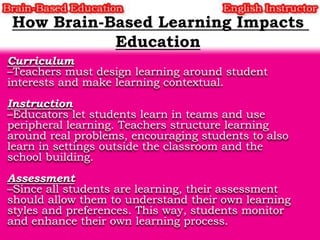 Brain-Based Education | PPSX