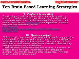 Brain-Based Education | PPSX