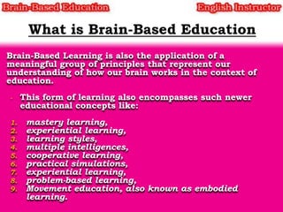 Brain-Based Education | PPSX