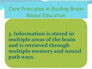 Brain based learning | PPTX