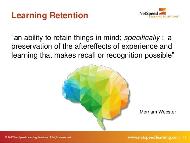 Brain-based Principles for Maximum Retention in the Virtual Classroom