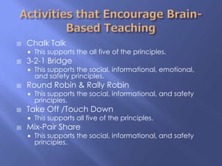 Brain based teaching | PPTX