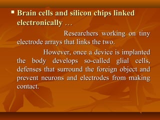 Brain chips | PPT