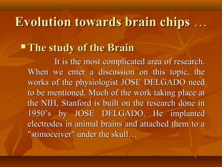 Brain chips | PPT