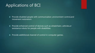 Brain computer interface | PPTX