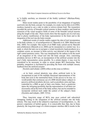 Brain computer interaction and medical access to the brain | PDF