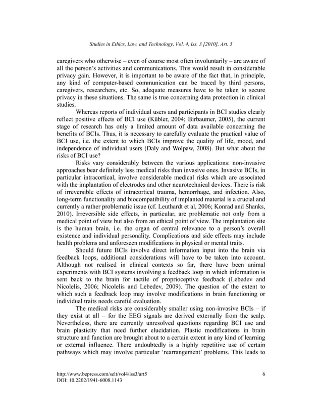 Brain computer interaction and medical access to the brain | PDF | Brain and Nervous System ...