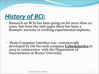 Brain computer interface | PPT
