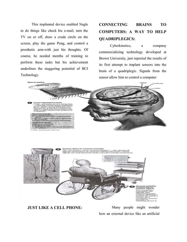 Brain computer interface | PDF