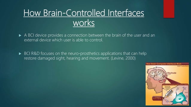 Brain controlled-interfaces | PPT