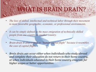 Brain drain | PPT