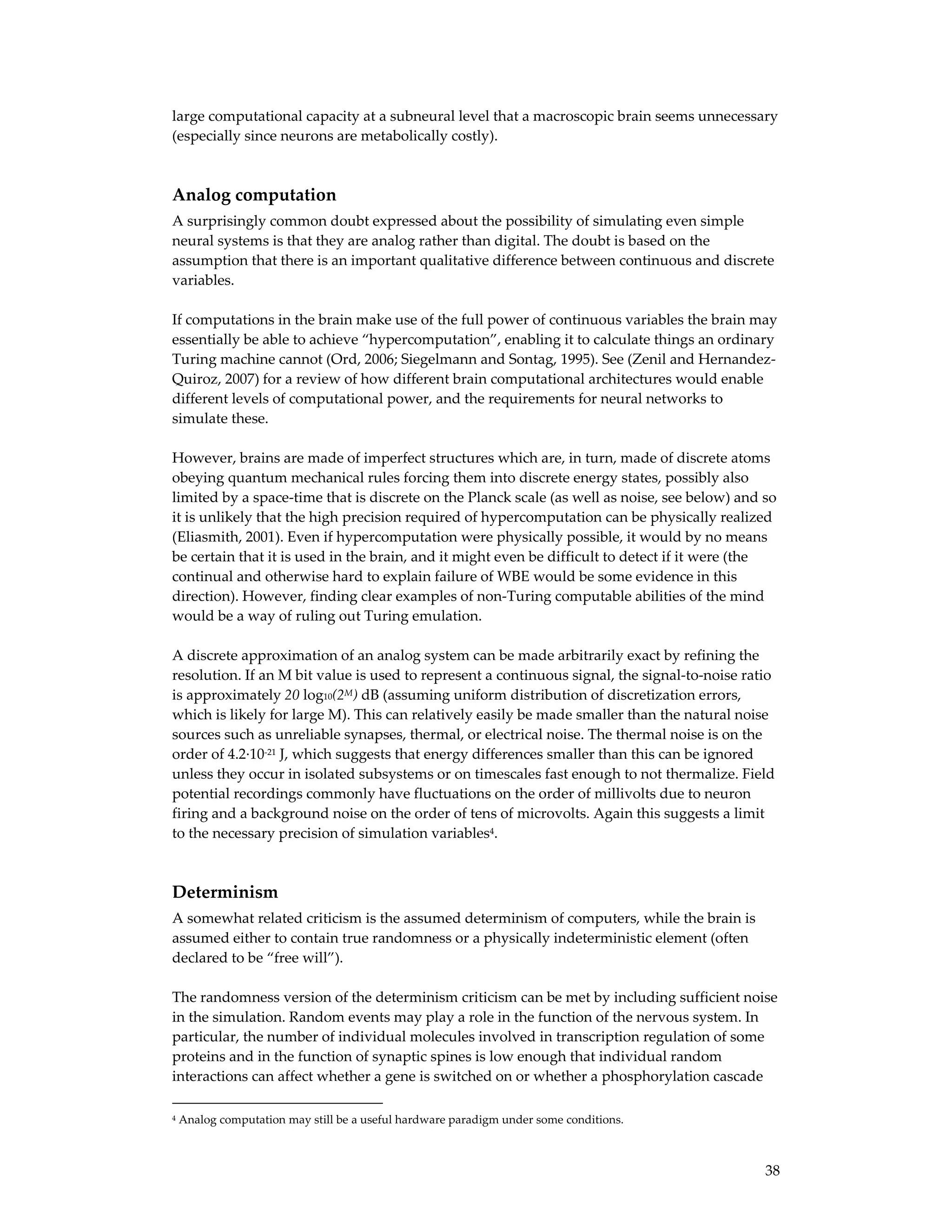 Brain emulation-roadmap-report | PDF | Graphics Software | Computer ...